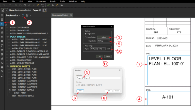Creating Bookmarks and Page Labels - BBToolsets